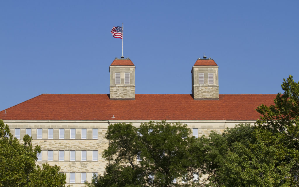 Flagpole atop Fraser Hall damaged in storm; university contemplates ...